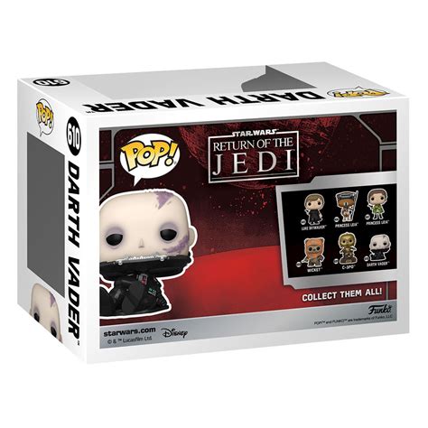 Figura Vader Unmasked Star Wars Return Of The Jedi 40th Anniversary Pop