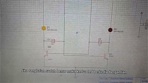 Simulasi Rangkaian Multivibrator Youtube