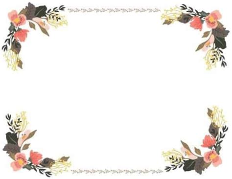 Flower Borders And Frames Floral Border Floral Border Design Flower Porn Sex Picture