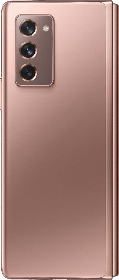 Best Buy Samsung Galaxy Z Fold G GB Unlocked Bronze SM F UZNAXAA