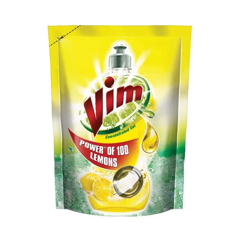 Vim Liquid Yellow Pouch 225 Ml Health And Personal Care