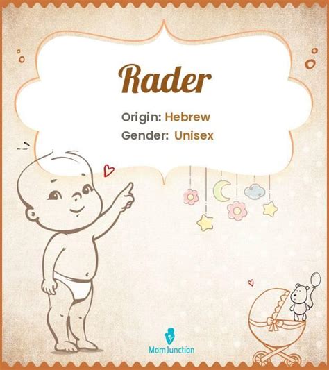 Rader Name Meaning Origin History And Popularity MomJunction