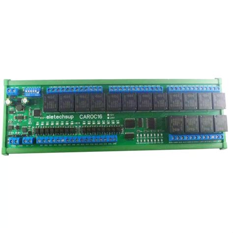 CAROC16 2IN1 CAN RS485 Dual Bus PLC IO Expanding 16DI 16DO 8 Control