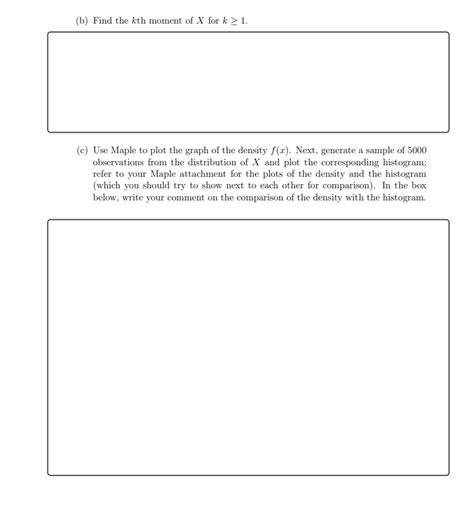Solved Let X Be A Continuous Random Variable With Density Chegg