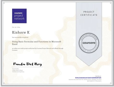 kishore k on linkedin coursera professionaldevelopment microsoftexcel