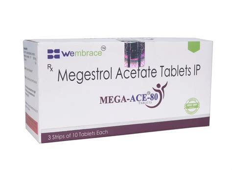 Mega Ace 80mg Megestrol Acetate Tablets At ₹ 59500strip Anti Cancer Medicines In New Delhi