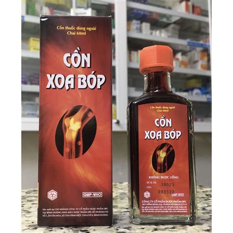 Cồn Xoa Bóp OPC Chai 60ml Shopee Việt Nam