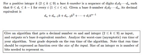 For A Positive Integer K 2