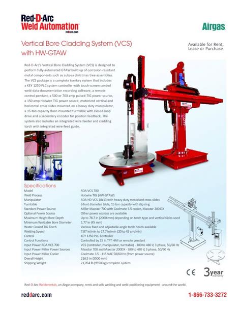 PDF Vertical Bore Cladding System VCS Available For Rent Cladding System VCS Spec