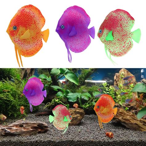 Aliexpress Buy Glowing Aquarium Simulation Tropical Fish Floating Moveable Fake Fish Tank