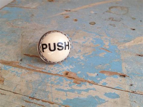 Metalsgirl Vintage Ceramic Push Button Jewelry Art Vintage Rings