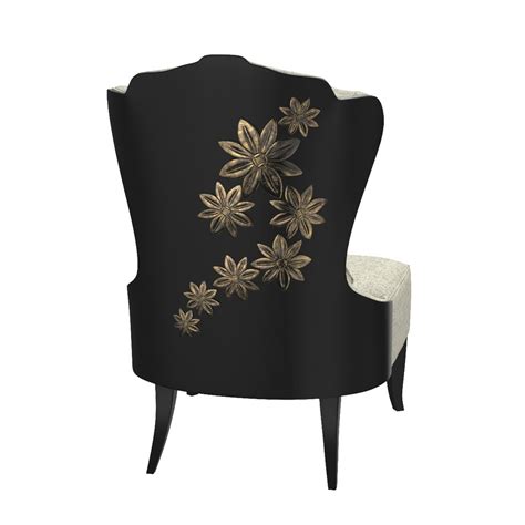 3d Model Hooker Furniture Living Room Sanctuary Belle Fleur Slipper