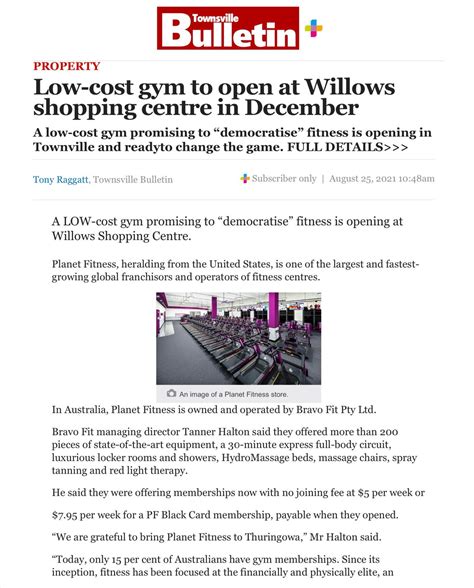 Tanner Halton On Linkedin Herewegrowagain Planetfitness Townsville