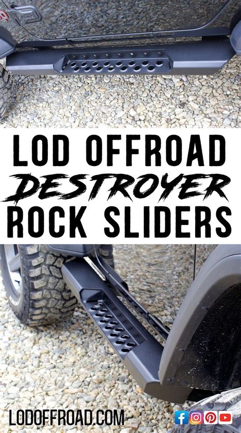 Lod Offroad Jeep Jl Destroyer Series 2 Door Rock Sliders Rock