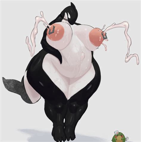 Rule 34 Anthro Areola Big Breasts Bodily Fluids Breasts Cetacean