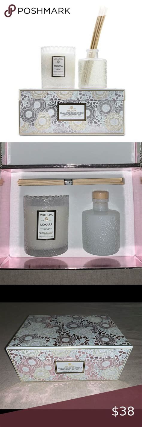 Voluspa Mokara Candle And Diffuser T Set Diffuser T Candle