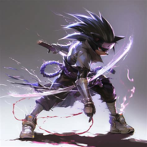 Sonic Sasuke By Wazzy88 On Deviantart