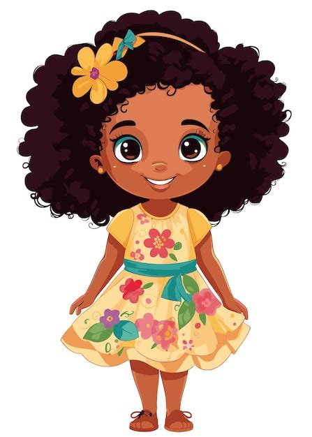 Premium Vector Vector Cartoon Girl Character
