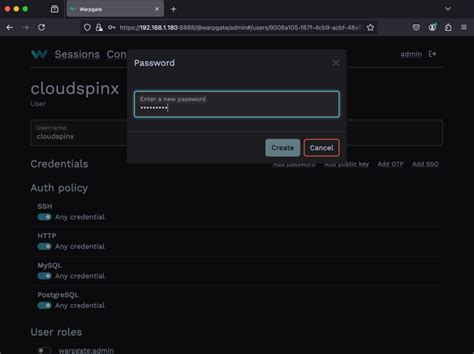 setup ssh and mysql bastion server using warpgate cloudspinx