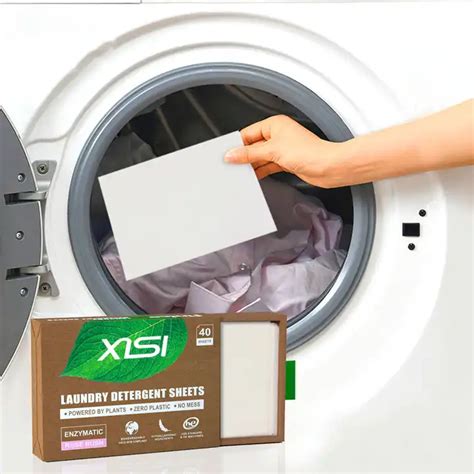 Eco Friendly Laundry Detergent Sheets By Xisi Sustainable And Efficient
