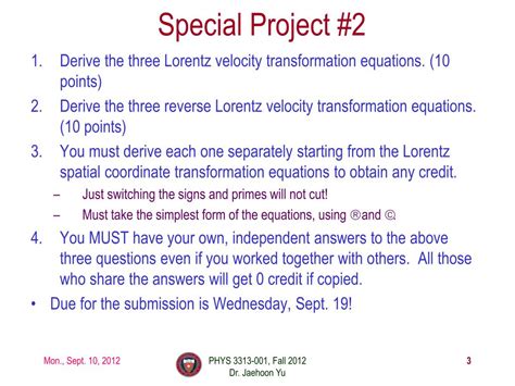 Ppt Phys 3313 Section 001 Lecture 4 Powerpoint Presentation Free