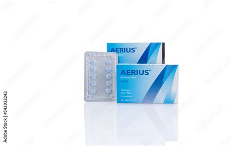 Chonburi Thailand October 18 2022 Aerius With Packaging