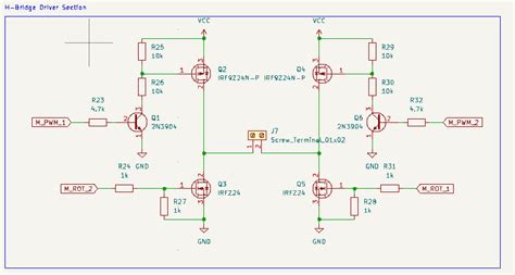 Mosfet H Bridge Brushed DC Motor Driving With PWM Input And Rotation Input Electrical