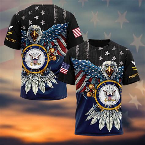 Customized Us Navy 3d Shirts P7487