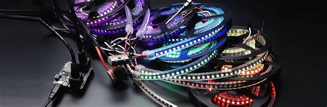 Featherwing Of The Day Adafruit Neopxl8 Featherwing For Feather M0 8 X Dma Neopixels