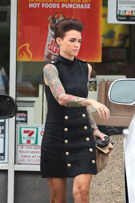 Ruby Rose In Mini Dress 10 Gotceleb