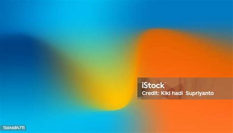 Abstract Modern Blurred Gradient Backgroundgradient Wave Blurry