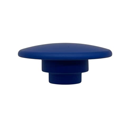 Blue Mushroom Button Head