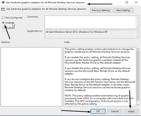 Enable GPU Rendering On Windows Server With RDP