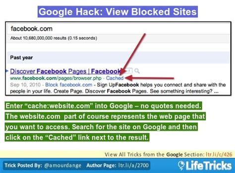 LifeTricks Life Hacks Tips And Tricks For Everything Google Tricks Block Site Hacks