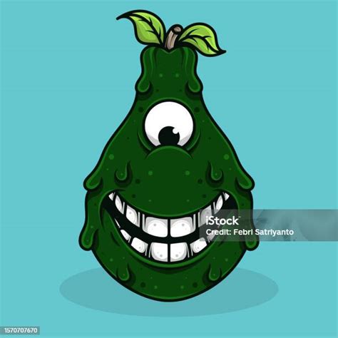 다양한 표정을 가진 아보카도 과일 벡터 로고 마스코트 디자인 감정에 대한 스톡 벡터 아트 및 기타 이미지 감정 건강한 식생활 과일 Istock