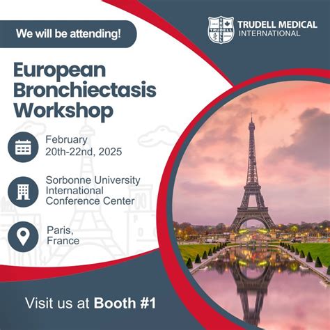 Our Team Is Excited To Be Attending The European Bronchiectasis Workshop Beginning Tomorrow In