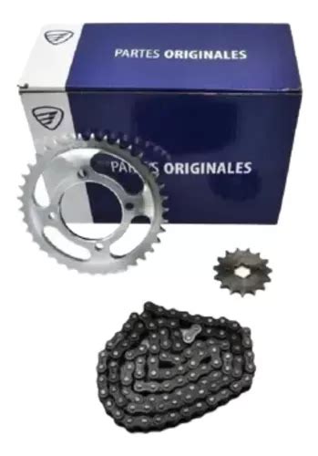 Kit De Sproket Engrane Y Cadena Italika Dt125 F0203ks19