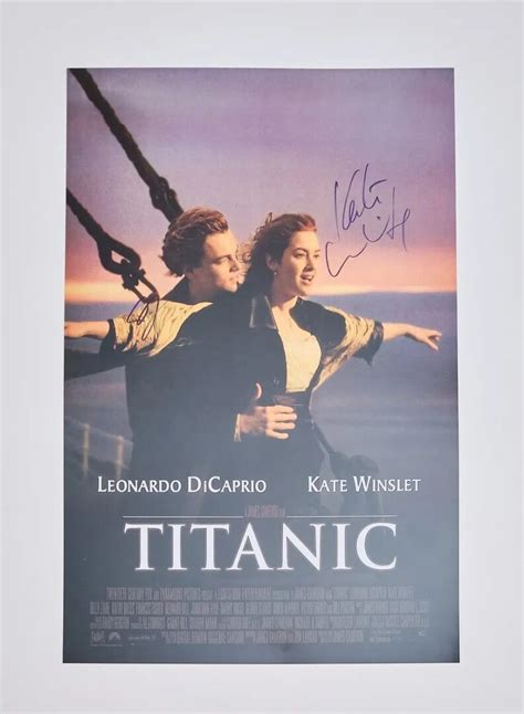 Titanic Autographed Mini Poster Yourpremiermemorabilia
