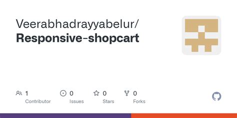GitHub Veerabhadrayyabelur Responsive Shopcart