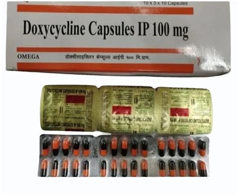 Doxycycline Capsules Ip Strength 100mg At ₹ 88 Box In Nagpur Id