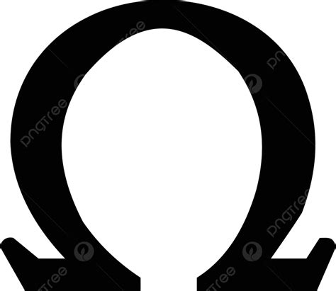Vector Illustration Of Omega Logo Abstract Button Concept Vector