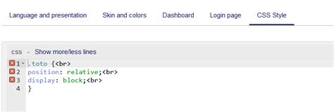 Copier Coller Dans Editeur De Code CSS Utiliser Mon Dolibarr Forum