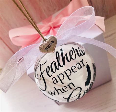 Memorial Bauble Personalised Christmas Bauble Memory Bauble Etsy
