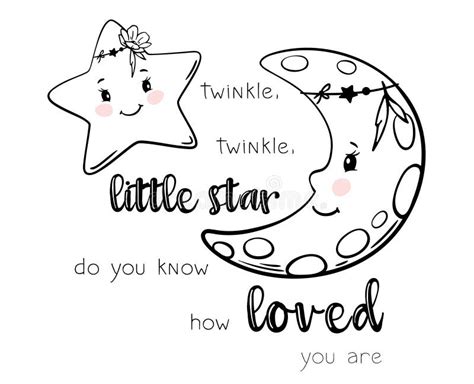 Twinkle Twinkle Little Star Coloring Page