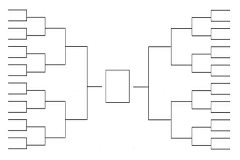 64 Team Bracket Template