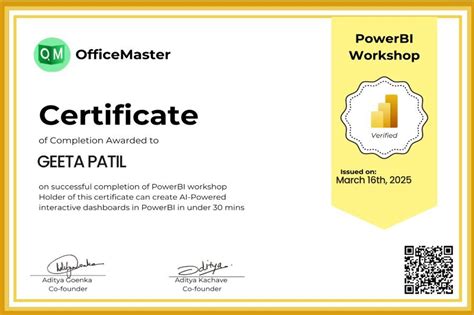 powerbi dataanalysis certification learningjourney… geeta patil