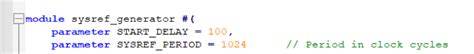 SYSREF Pulse Generator