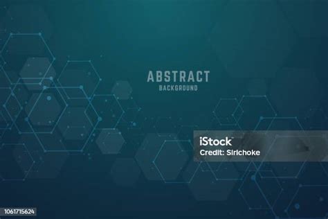 분자 구조를 6 각형 배경 복사 공간을 추상화 합니다 벡터 일러스트 레이 션 0명에 대한 스톡 벡터 아트 및 기타 이미지 0