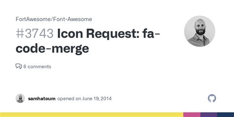 Icon Request Fa Code Merge · Issue 3743 · Fortawesomefont Awesome