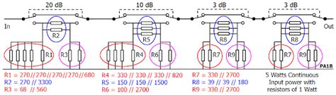 PA B S QRPp Blog DB Power Attenuator For Watts